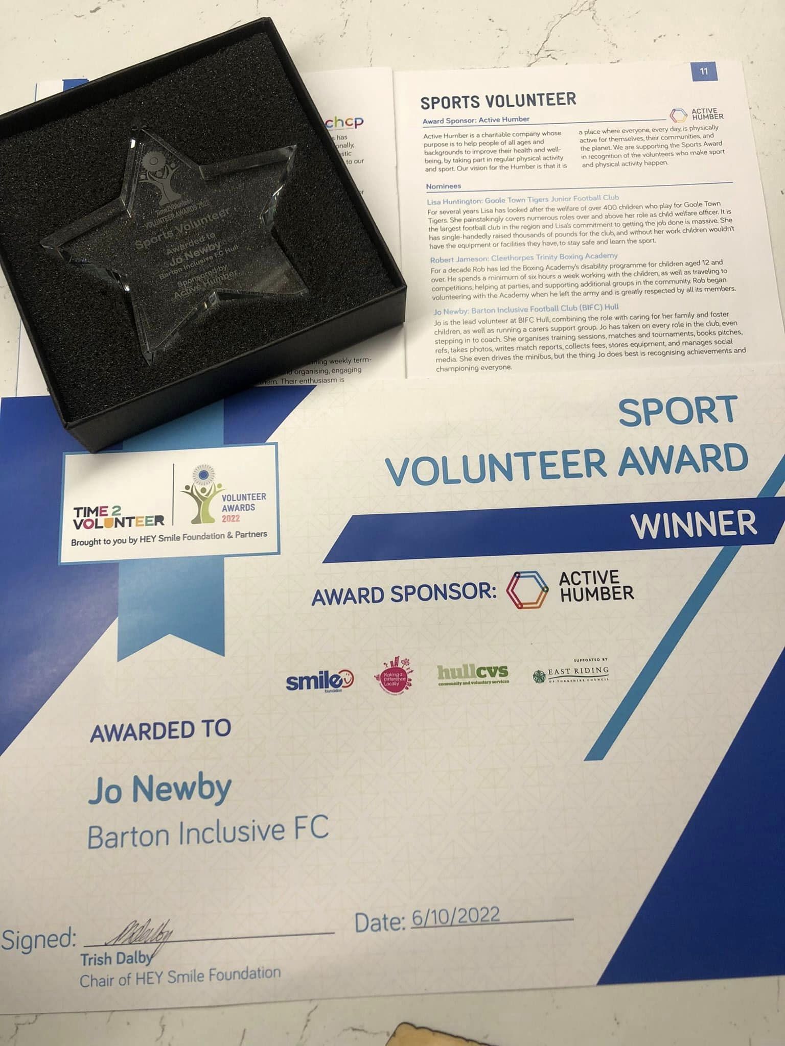Team /Volunteer News – South Yorkshire Ability Counts League